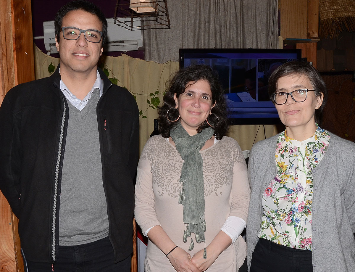 Simón Urbina, Gabriela Navarro, Leonor Adán | Diario Digital El Calbucano